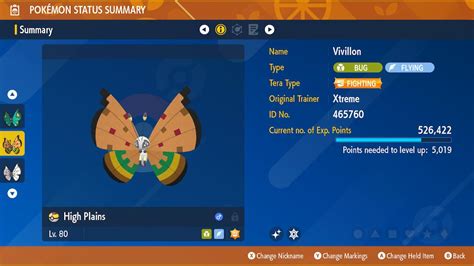 Shiny Vivillon Sun Pokdex Pokemon Vivillon Sun Pattern Free