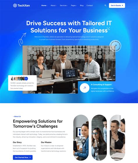 techxen technology and it solution template