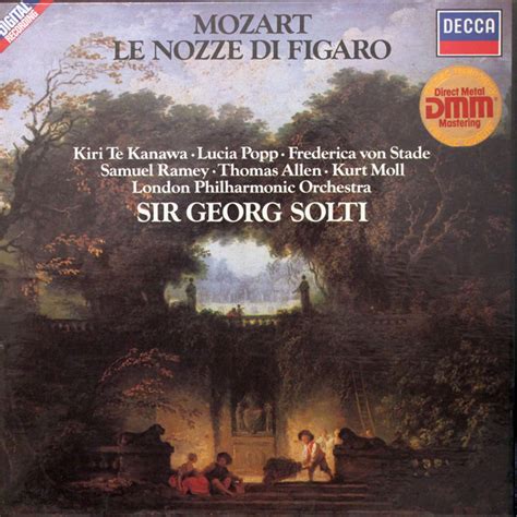 Mozart Kiri Te Kanawa Lucia Popp Frederica Von Stade Samuel Ramey