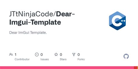 Github Jttninjacode Dear Imgui Template Dear Imgui Template