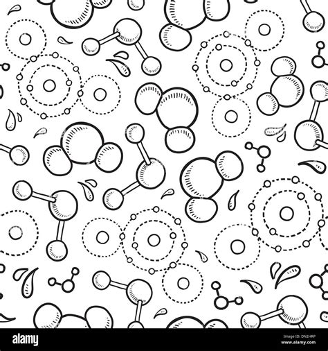Seamless Water Molecule Science Background Stock Vector Image And Art Alamy