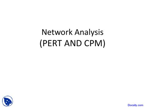 Network Analysis Management Science Lecture Slides Slides