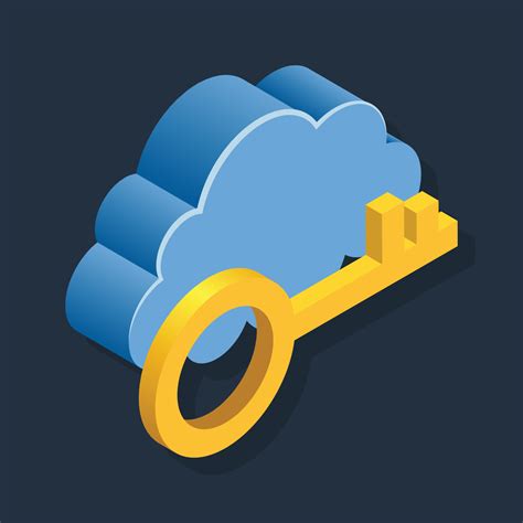 Cloud Security Key Isometric D Illustration Vector Art At Vecteezy