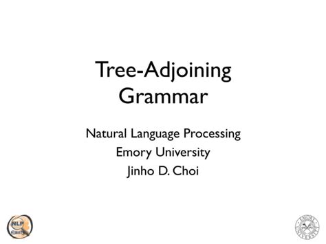 Cs571 Tree Adjoining Grammar Ppt