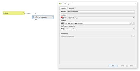 Qgis 3 Processing Tool To Invertswitch Selection In Graphical Modeler Geographic