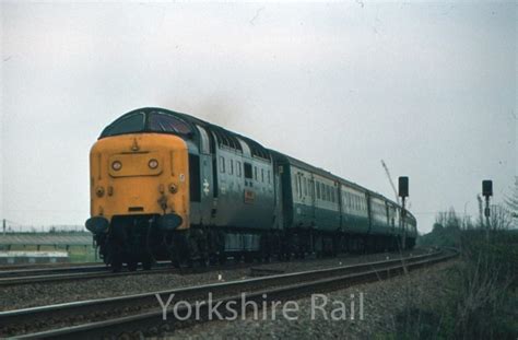 35mm Railway Slide Class 55 55006 Arlesey 1980 Copyright £