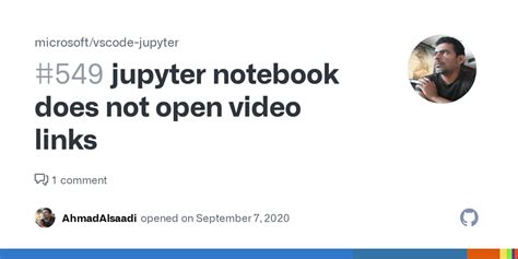 Jupyter Notebook Does Not Open Video Links · Issue 549 · Microsoftvscode Jupyter · Github