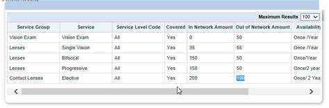 Segment Level Service Benefits Prototype