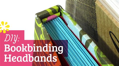 How To Make Your Own Book Headbands Youtube