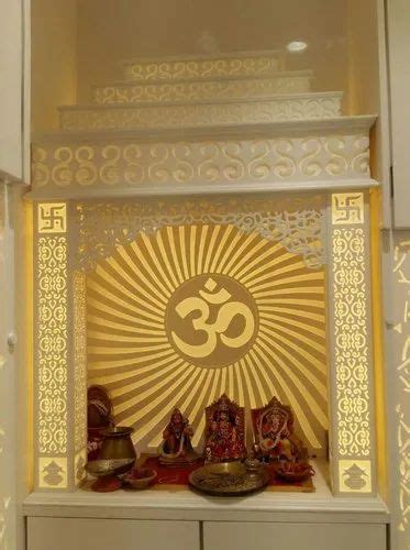 White Corian Acrylic Solid Surface Backlight For Mandir At Rs 65000