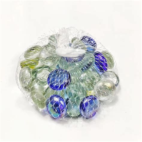 Kes Assorted Clear Glass Marble Vintage Game Mancala Stones Marbles Jolen Hole（glass Beads