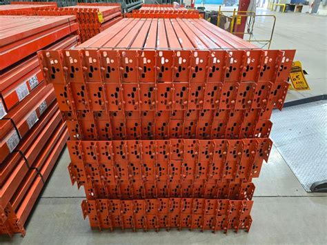 140x Unarco Ih Pallet Rack Teardrop Step Beams 96 L X 3 58 T 60