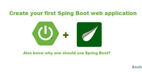 anshul s blog create your first spring boot web application with maven