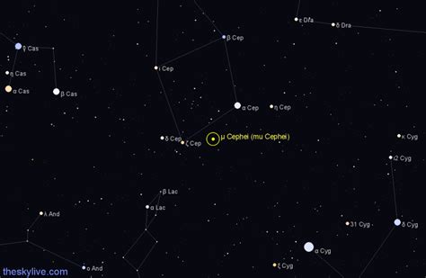 μ Cephei Mu Cephei Star In Cepheus