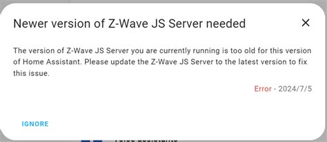 Warn About Incompatible Integrations Before Upgrading Home Assistant Z Wave Js For Example