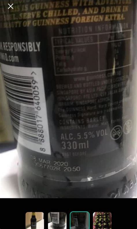 Heineken And Guinness Foreign Extra Stout Food And Drinks Alcoholic