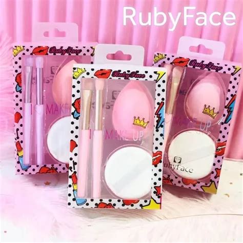 Set De Brochas Y Esponjas Para Maquillaje Ruby Face Envío Gratis