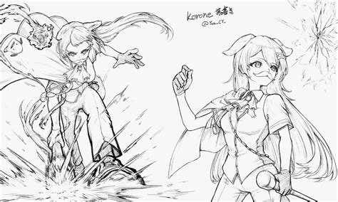 「落書き Jpころさん できたてころね」𝖄𝖚𝖚悠🐧の漫画