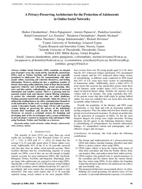 Fillable Online A Privacy Preserving Architecture For The Protection Of
