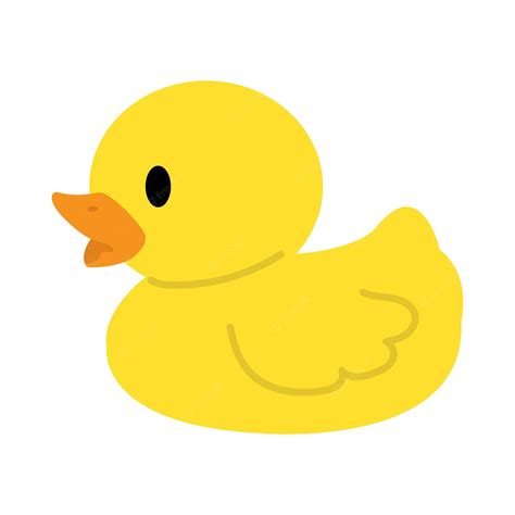 Premium Vector Cute Yellow Rubber Duck Vector