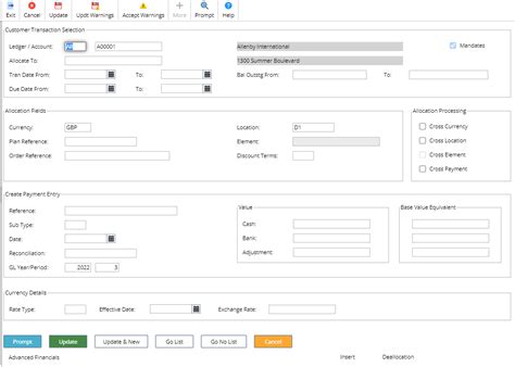 Cash Allocation Help Financials