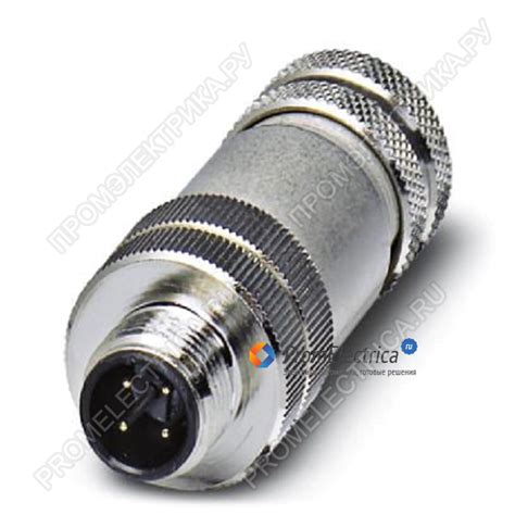 Купить Sacc M12mr 4con Pg 7 Sh Разъем 4 полюсн прямой M12 кабельный