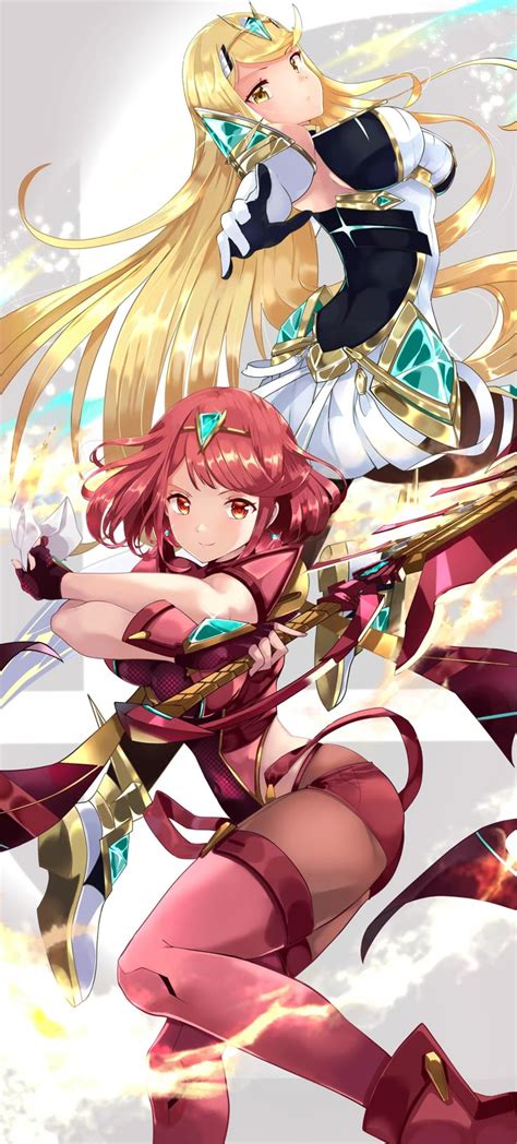 Pyra And Mythra Super Smash Brothers Ultimate Xenoblade Chronicles