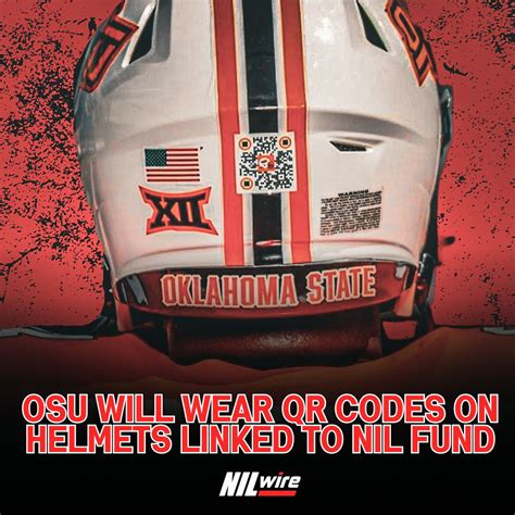 Nil Wire On Linkedin Osu Players Will Wear Qr Codes On Their Helmets