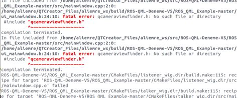 Add QCamera To CMakeList ROS Integrated Qt Project Qt Forum