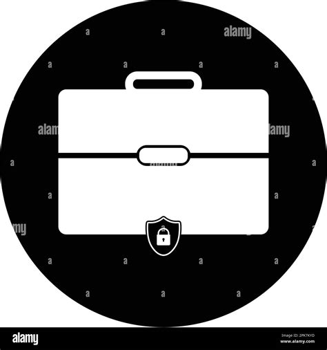 Business Insurance Icon Rounded Button Style Vector Eps Stock Vector