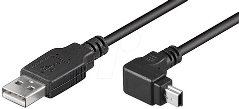 Ak Aw Usb Kabel A Stekker Mini Usb Pin Stekker Haaks Bei Reichelt Elektronik