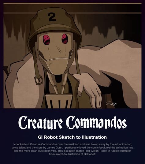 Creature Commandos GI Robot Behance