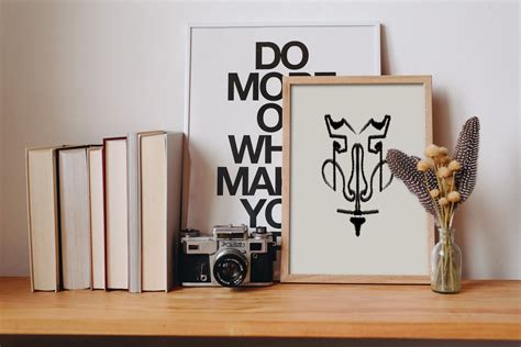 Symmetrical Abstract Digital Art Print Home Decor Printable Etsy