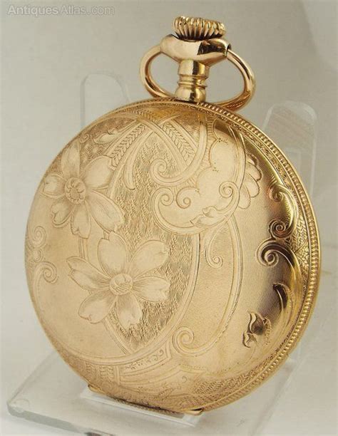 1920s Ornate Full Hunter Pocket Watch Pocket Watch Antique Pocket