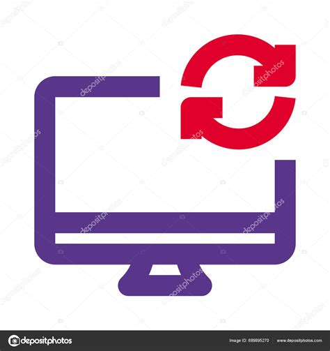 repeating task process desktop computer stock vector by ©get4net 689895270