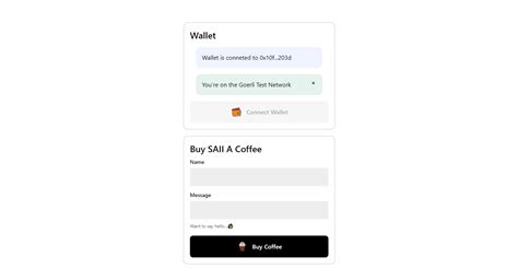 github bsaii tipping defi dapp a decentralized buy me a coffee