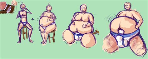 Rule 34 Candy Chocolate Erection Food Growth Human To Monster Kirbutashi Male Mutation Obese