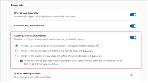 How To Manage Saved Passwords In Microsoft Wallet