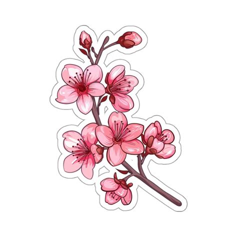 Cherry Blossom Bliss Pink Sakura Decals Nature Inspired Floral