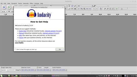 Can Not See Components Gnu Linux Audacity Forum