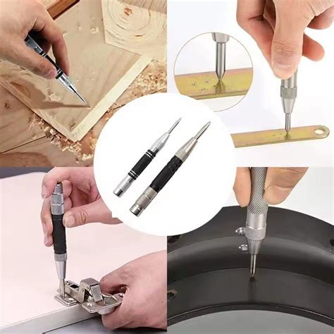 Best Price For 1pc Spring Type Automatic Center Punch Locator Glass Impactor Window Breaker