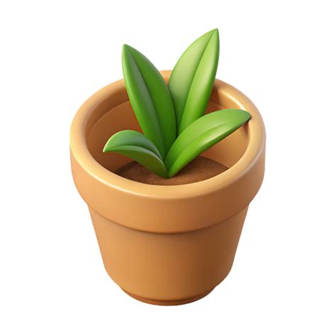 Captivating Quintessential Isometric Plant Pot With Crisp Edges