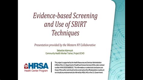 Screening, Brief Intervention, and Referral to Treatment (SBIRT) - Health Topics from CT ...