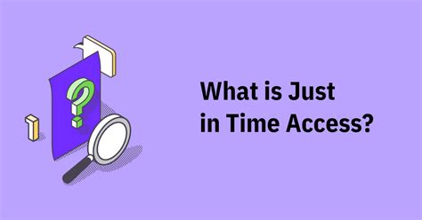 what is just in time access jit