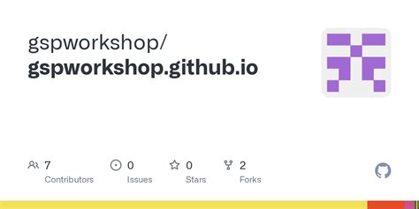 Github Gspworkshop