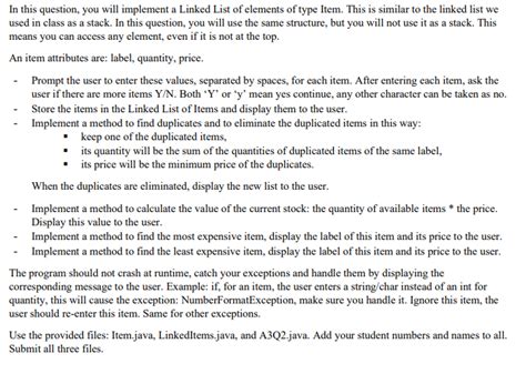 Solved In Java Code Please Without Comparators In This