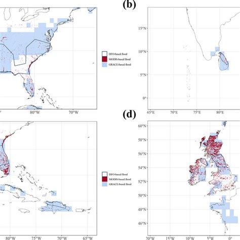 Flood Inundation Information Recorded By The Dfo Dark Blue Polygon