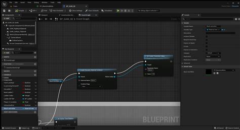 how do i make the world go to black and white r unrealengine