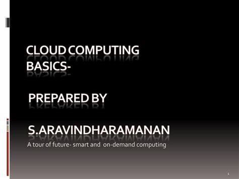 Cloudcomputing Basics Pptx