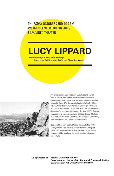 Lucy Lippard Living Culture Initiative